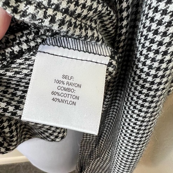 Jane and Delancey | Tops | Jane And Delancey Top Large Houndstooth Lace ...